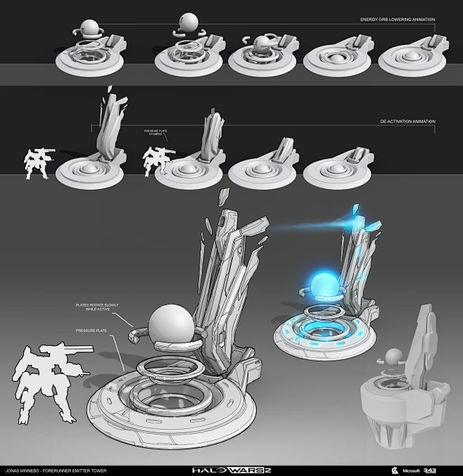 Halo wars 2 - forerunner designs, Jonas Minnebo : Halo wars 2 ...
