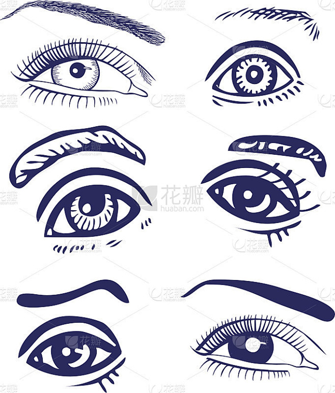 画眼睛