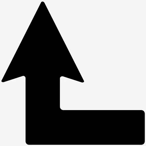 旋转箭头方向图标_88ICON https://88icon.com 旋转 箭头 方向 gps 导航 向上 平滑实体图标-花瓣网