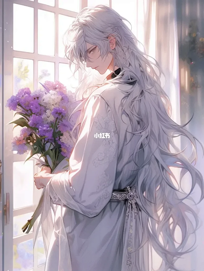 氛围感头像｜谁能拒绝温柔白发大美人呢？？