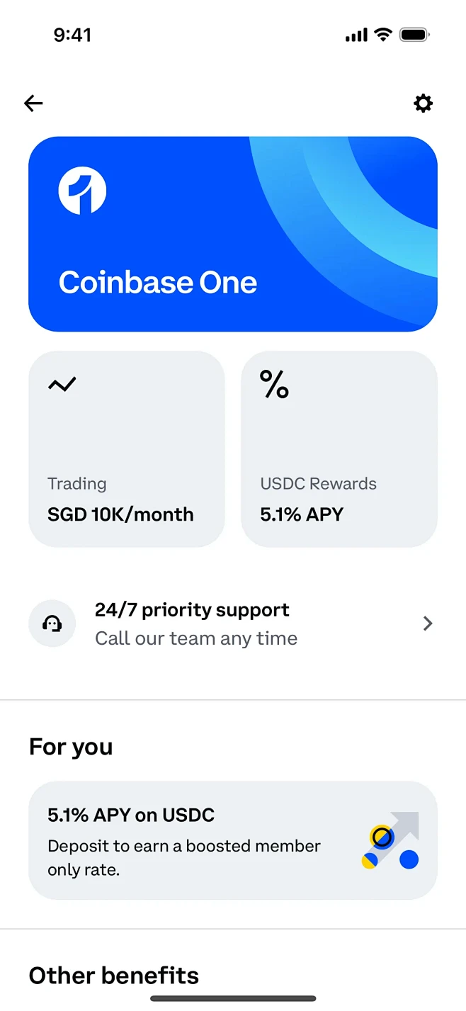 Coinbase screen-花瓣网
