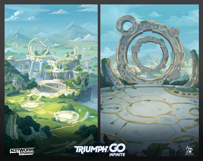 Triumph: GO Infinite – Mobile Game Environment Art-花瓣网