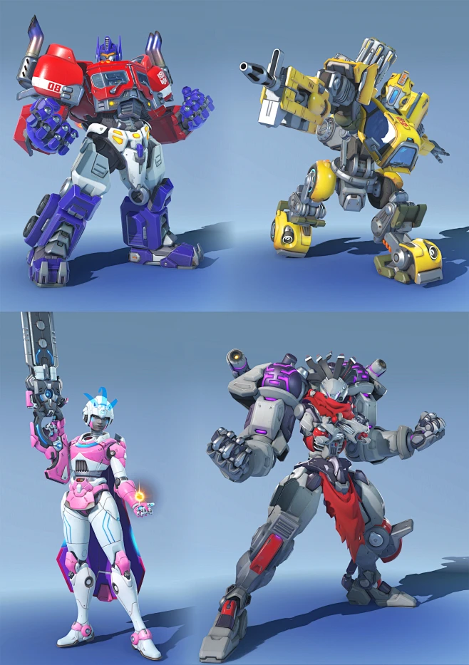 Overwatch 2 x TRANSFORMERS图片_机甲 机械 近未来角色图片素材-花瓣网