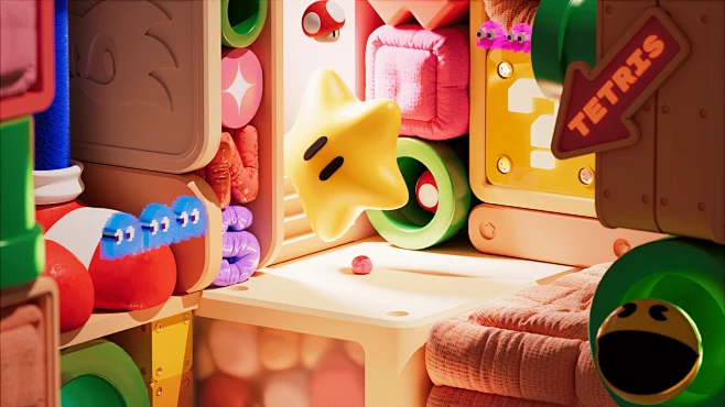 Behance 上的 Nintendo world animation-花瓣网
