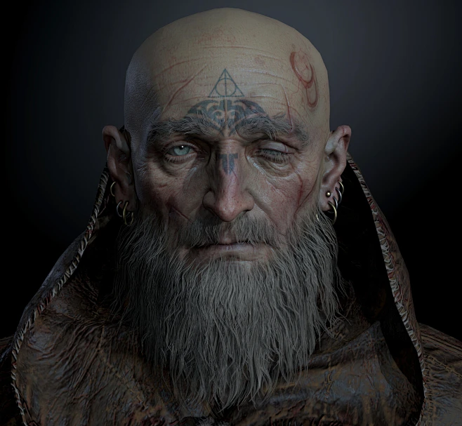 Unknown priest NPC -聖職者-, Hyunseok Jin : This is my latest work. I used ...