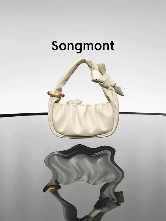Songmont山下有松中号云吞包设计师新款软头层牛皮腋下褶皱手提包-tmall.com天猫-花瓣网
