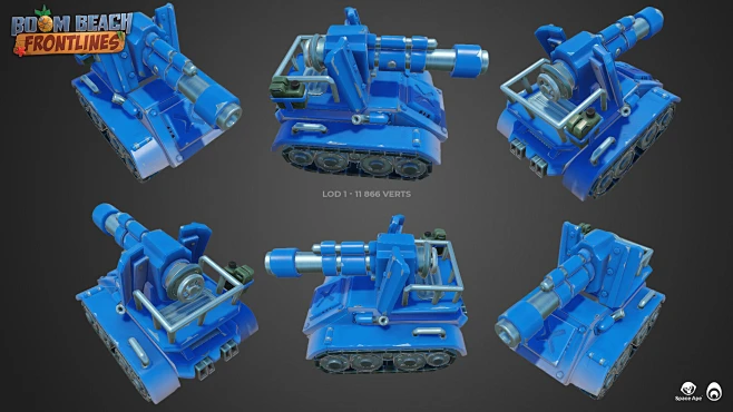 Boom Beach: Frontlines - Tank Hunter-花瓣网