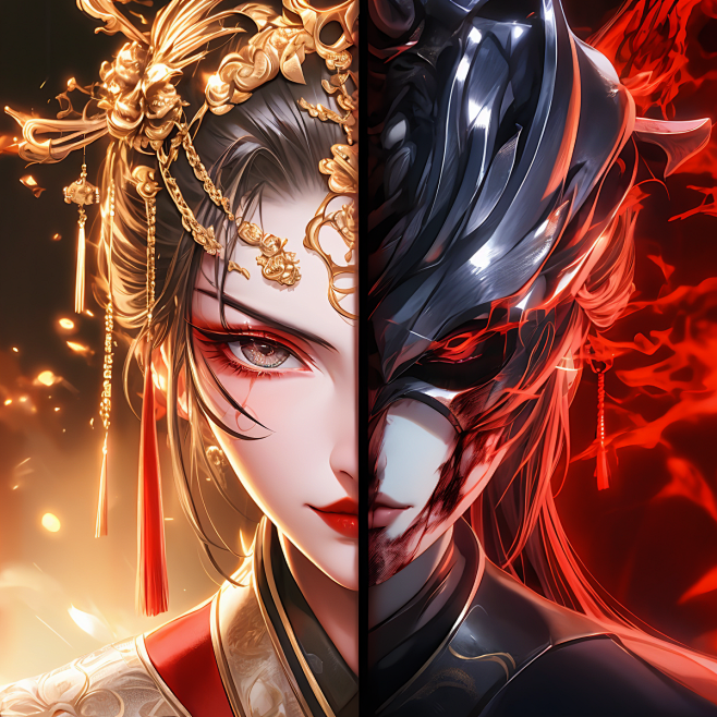 CXN-京剧女半脸icon-hzj(11)