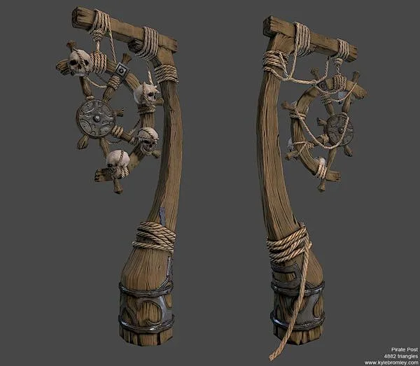 The Pirate Post by Kyle Bromley, via Behance-花瓣网