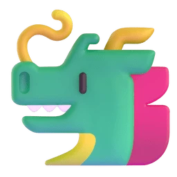 dragon-face_1f432-花瓣网