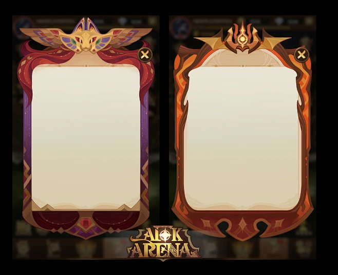 Afk arena-Graphic design about frame-花瓣网