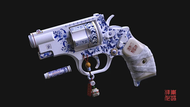Porcelain Gun OTS-38-花瓣网