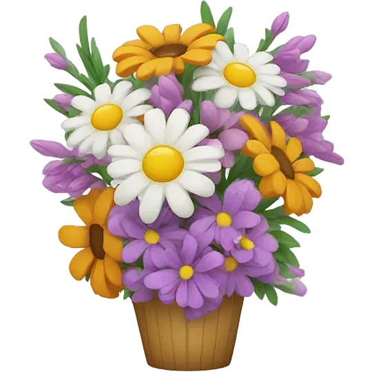 bouquet of flowers emoji-花瓣网