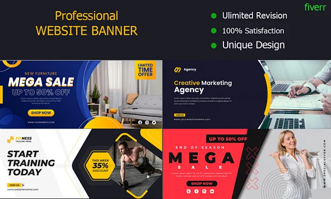 professional web banner Web Banner web banner design-花瓣网