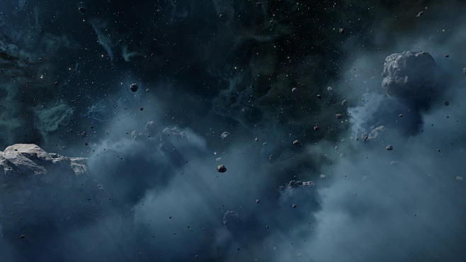 Shattered Asteroid - UE5-花瓣网