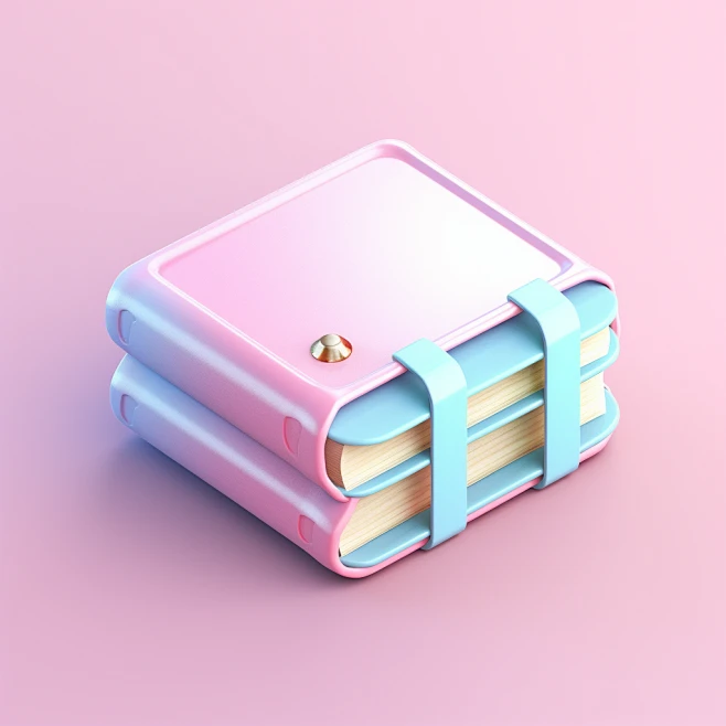 3d icon for documentation, cute, rounded, detailed render, pastel ...