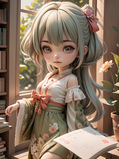 AIGC IP风格-花瓣网|陪你做生活的设计师 | le of disney animation,_The girl was walking ...