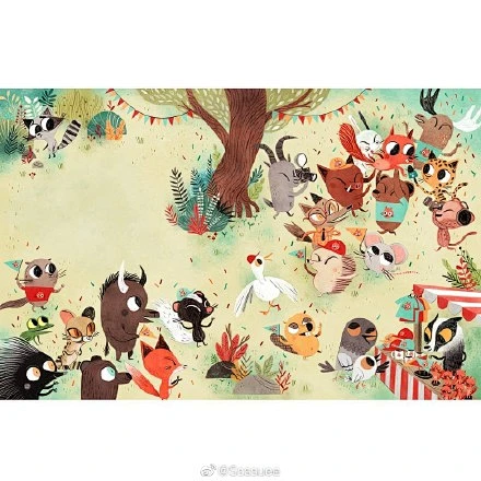 西班牙插画师：David Sierra Listón ins：vidsierra-花瓣网