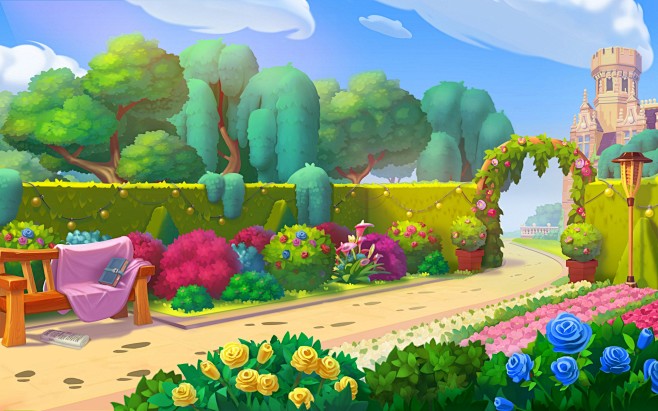 2D Game Backgrounds & Loading Screens