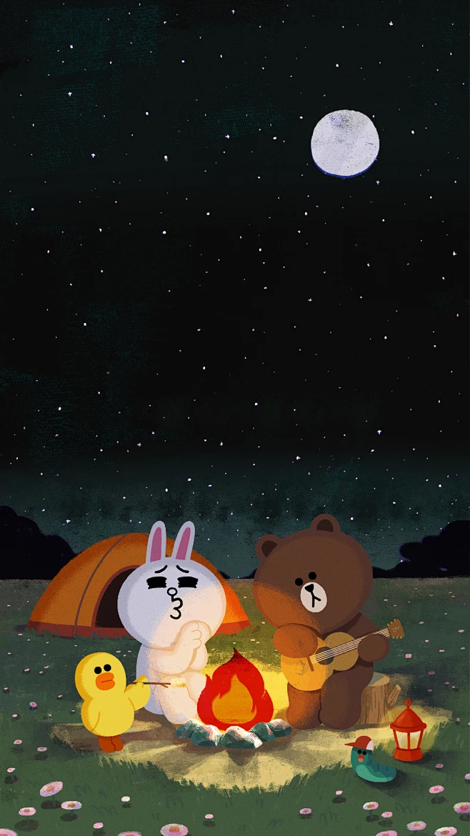 LINE FRIENDS图片_插画欣赏图片素材-花瓣网