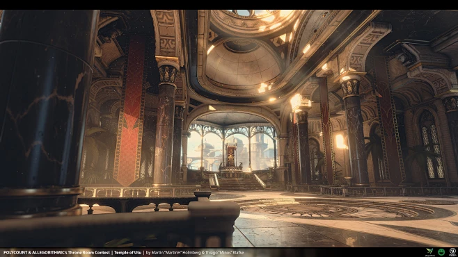 Polycount Forum - View Single Post - the THRONE ROOM -- Final Submissions-花瓣网