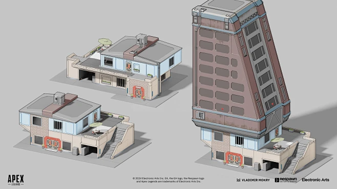 E-District Buildings - Apex Legends-花瓣网