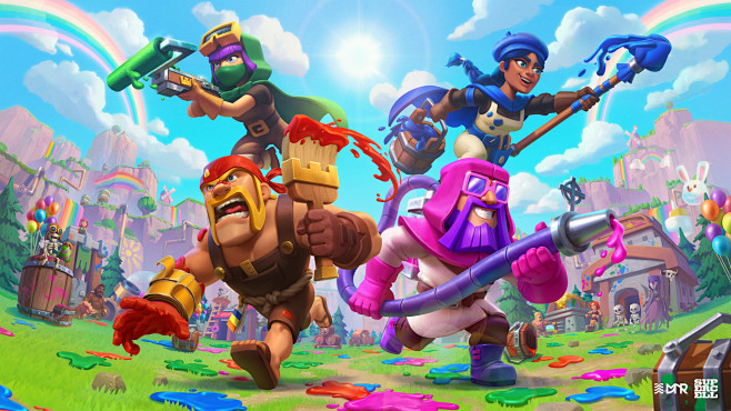 Color Fest - Clash of Clans 2.5D Cinematic