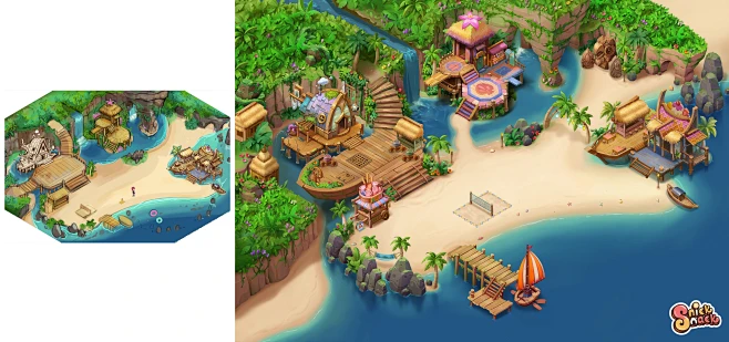 SnickSnack MMO - Azura Map Concepts -花瓣网