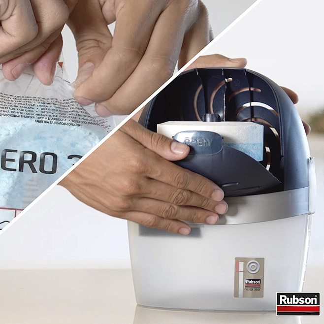 Rubson AERO 360° Absorbeur d'humidité pour pièces de 20 m² ...