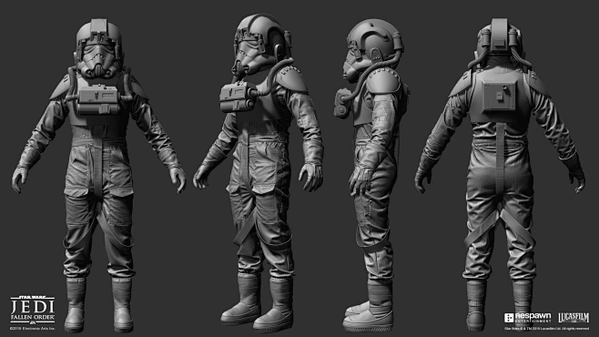 JEDI: Fallen Order, AT-AT Pilot-花瓣网