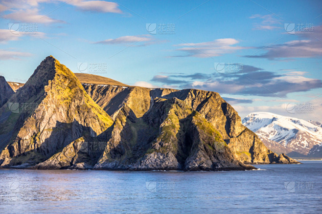 风景,自然美,阿尔塔,北挪威,水平画幅,雪,弗尹马尔克县,旅行者,夏天,户外