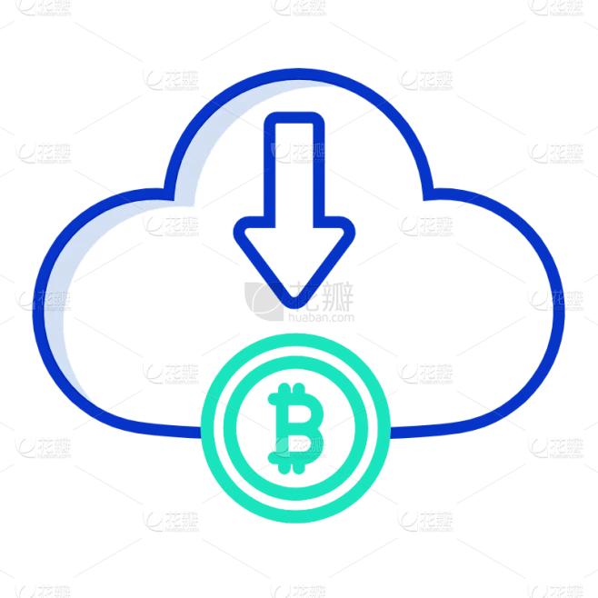 icon-比特币交易app可用贴纸素材-花瓣网