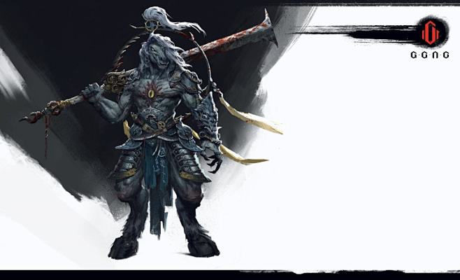 黑神话？国人艺术家 Xianglong Wang 作品欣赏 45P-日韩画风-微元素 - Element3ds.com!