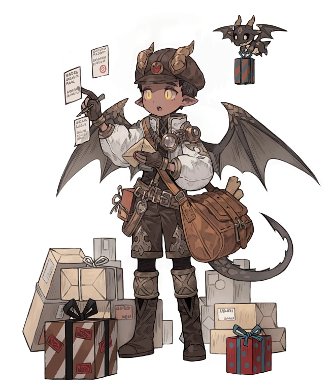 Dragon postman-花瓣网