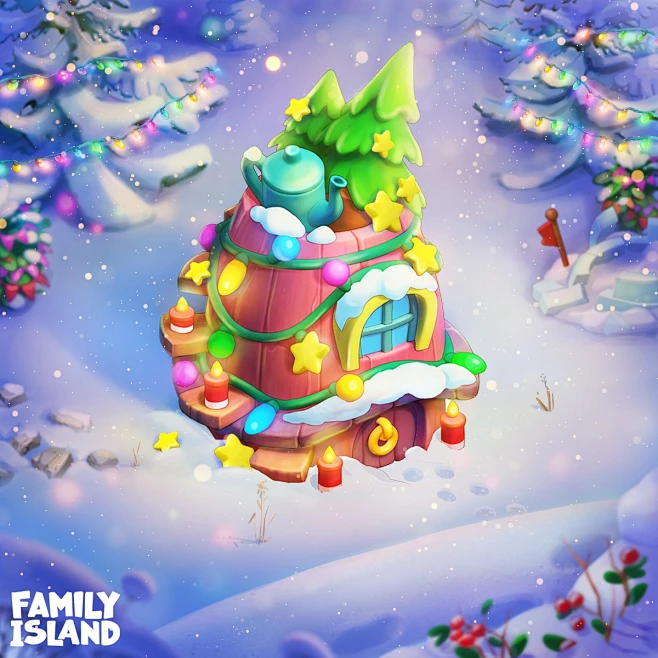 可能是包含下列内容的图片：上面的文字是“FAMILY ISLAND” (2)-花瓣网