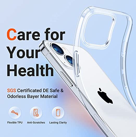 TORRAS iPhone 13 Case Clear, Blooming Original Beauty [Upgraded ...