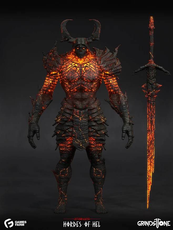 Fire elemental - Jotunnslayer : Hordes of Hel-花瓣网