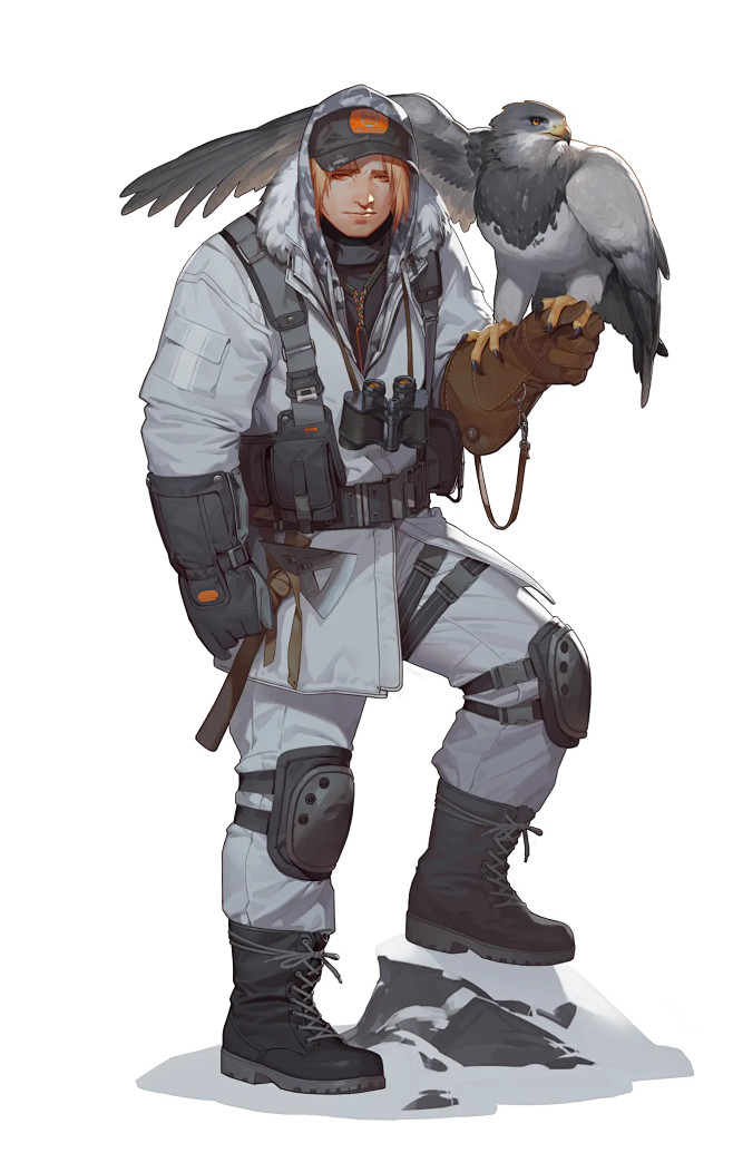 【黑色幸存者】立绘 人物 伯尼斯