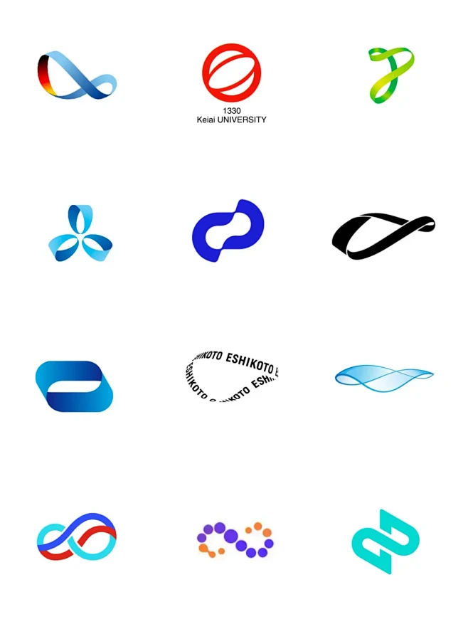 极简莫比乌斯环LOGO | 创意高级超吸睛 - 小红书-花瓣网