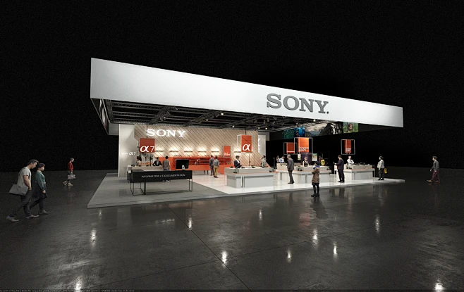 SONY : stand-花瓣网