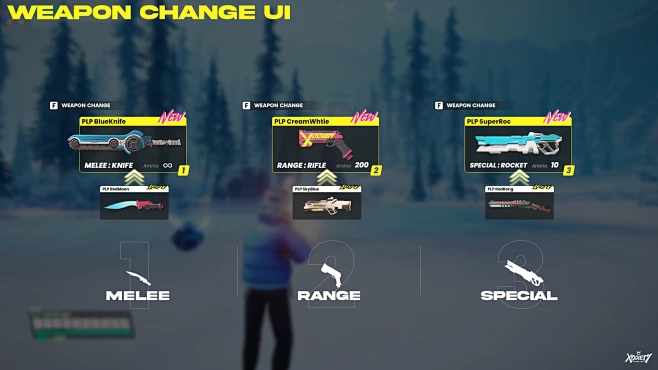 web3 game ui ux game ui game ui design Unreal Engine tps nft shooting-花瓣网