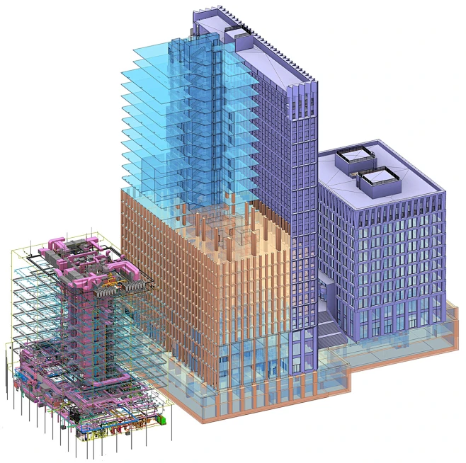 3D architecture BIM BIM-model BIM-modeling bim-technology construction ...