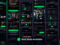 Fitline - Fitness & Workout App UI Kit - Figma Resources : Fitline is a ...