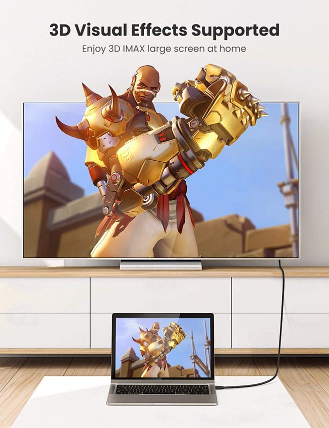 Amazon.com: UGREEN HDMI Cable 4K Braided High Speed HDMI Cord 18Gbps ...