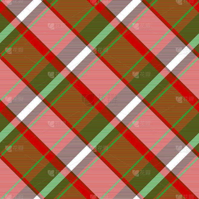 Color plaid fabric texture seamless pattern