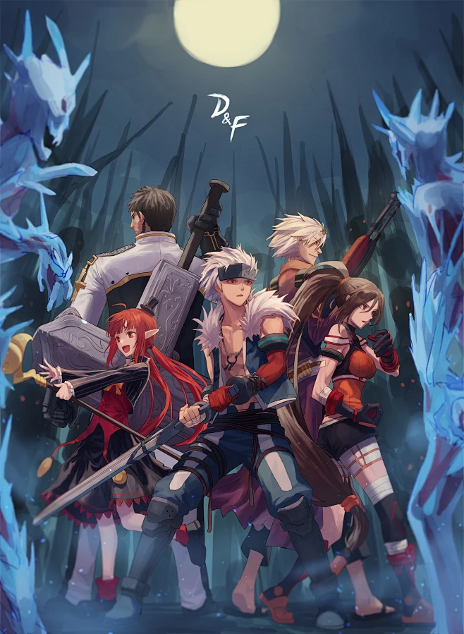 @图维画社 《DNF地下城与勇士》原画设定插画立绘 (528)-花瓣网