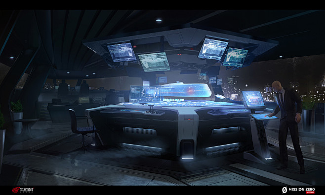 游艇控制室（Yacht control room）