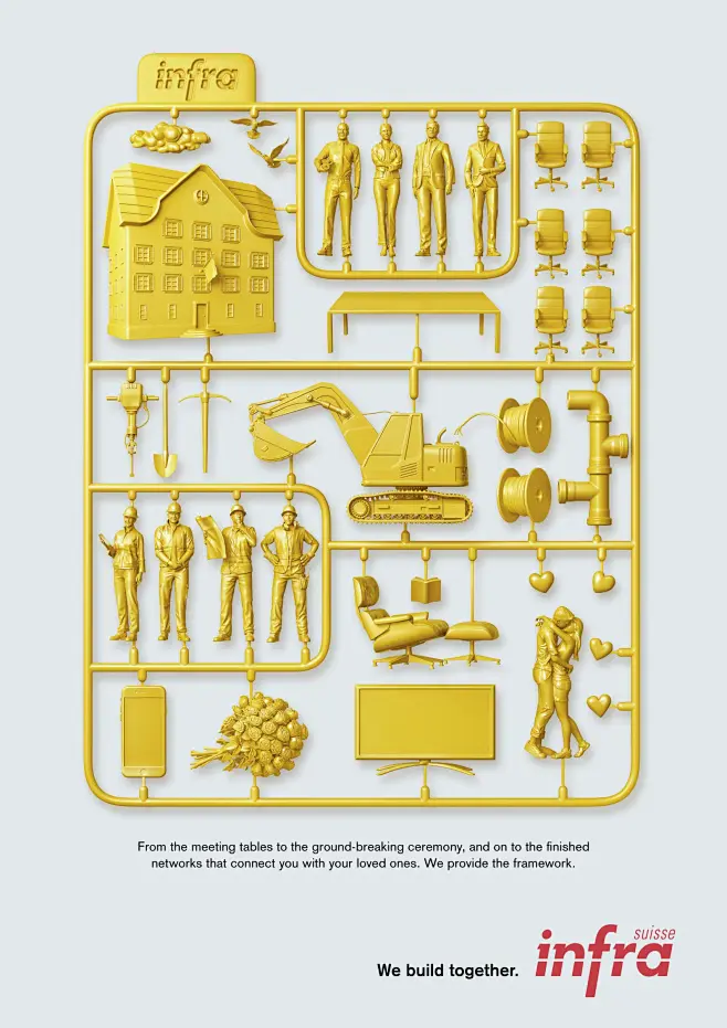 Infra Suisse: We build together - networks | Ads of the World™ : Infra ...