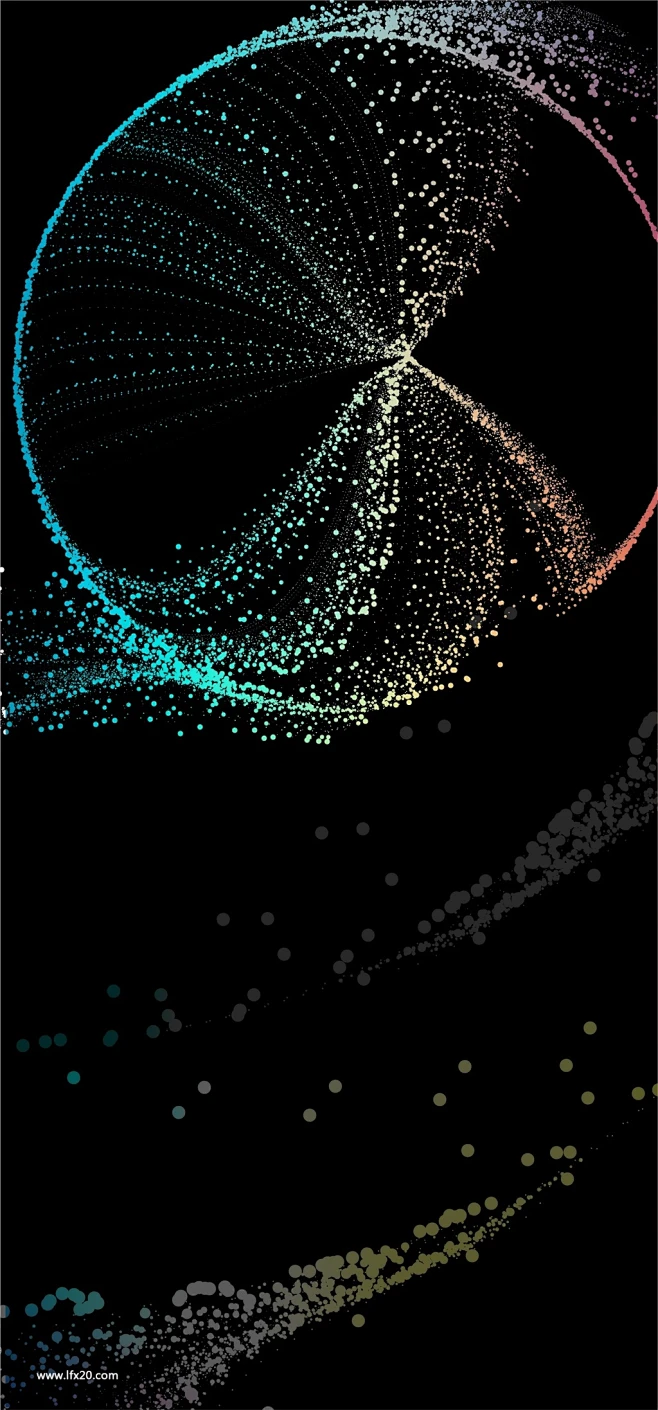 电子科技信息几何图形元素彩色效果背景-花瓣网