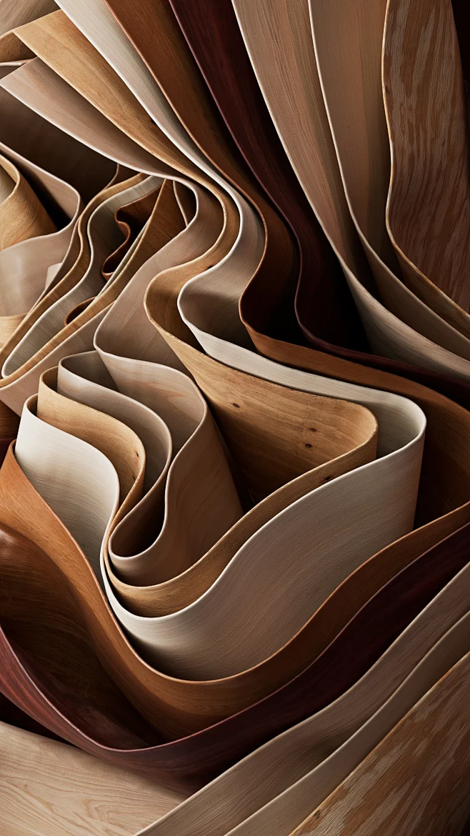 wood 3D CGI redshift Abstract Art rendering c4d textures softbody dynamics cloth-花瓣网